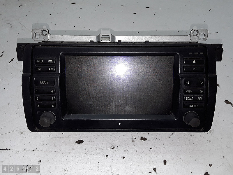 BMW E46 M3 Bordmonitor Wide Screen mit CC 65526934409 65526923875 ...